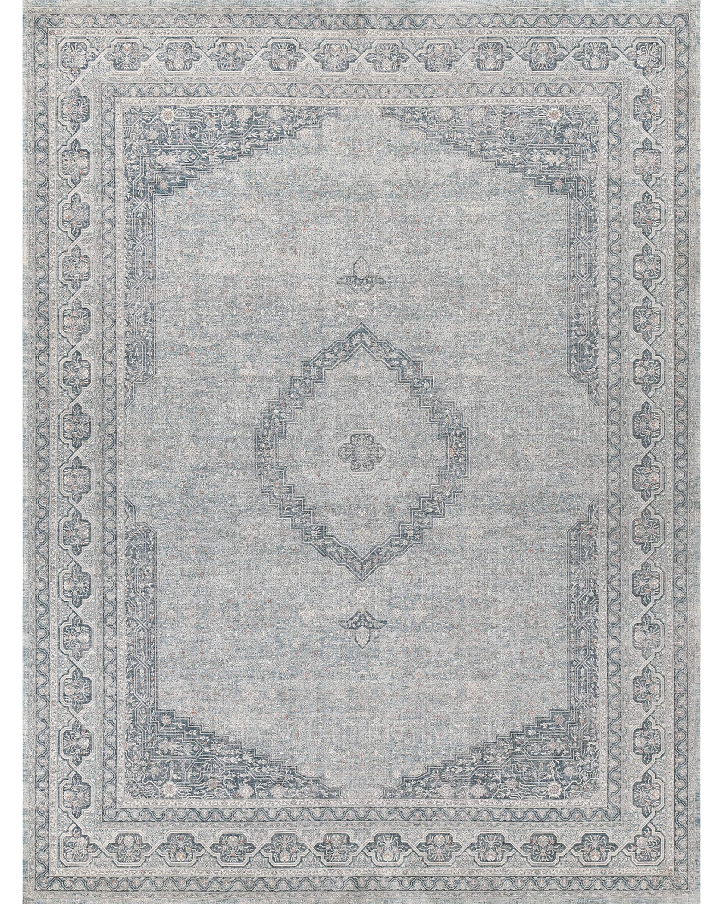 Exquisite Rugs Heritage Blue & Gray Rug Collection & Matching Items ...
