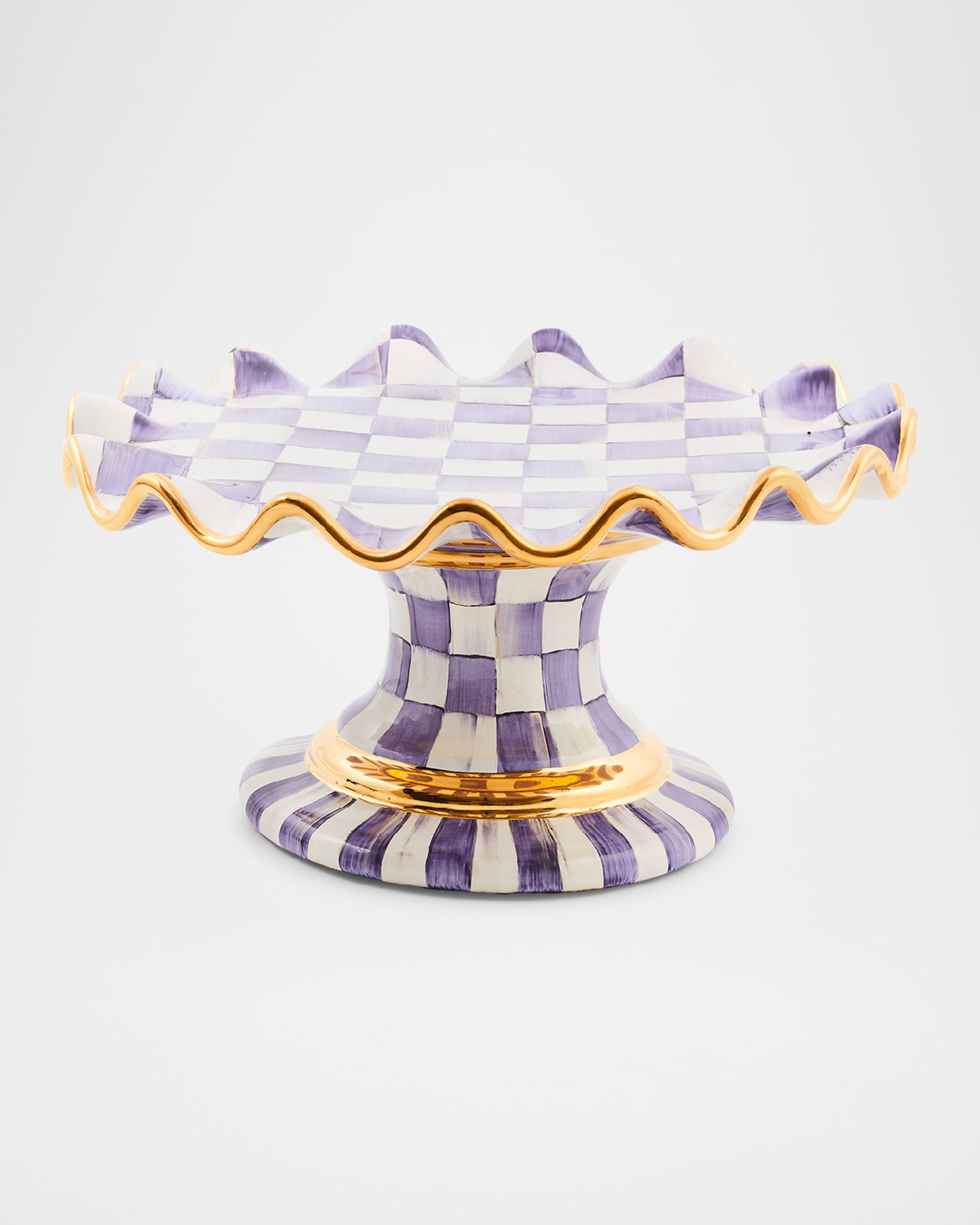 MacKenzie-Childs Plum Check Dinnerware Collection & Matching Items ...