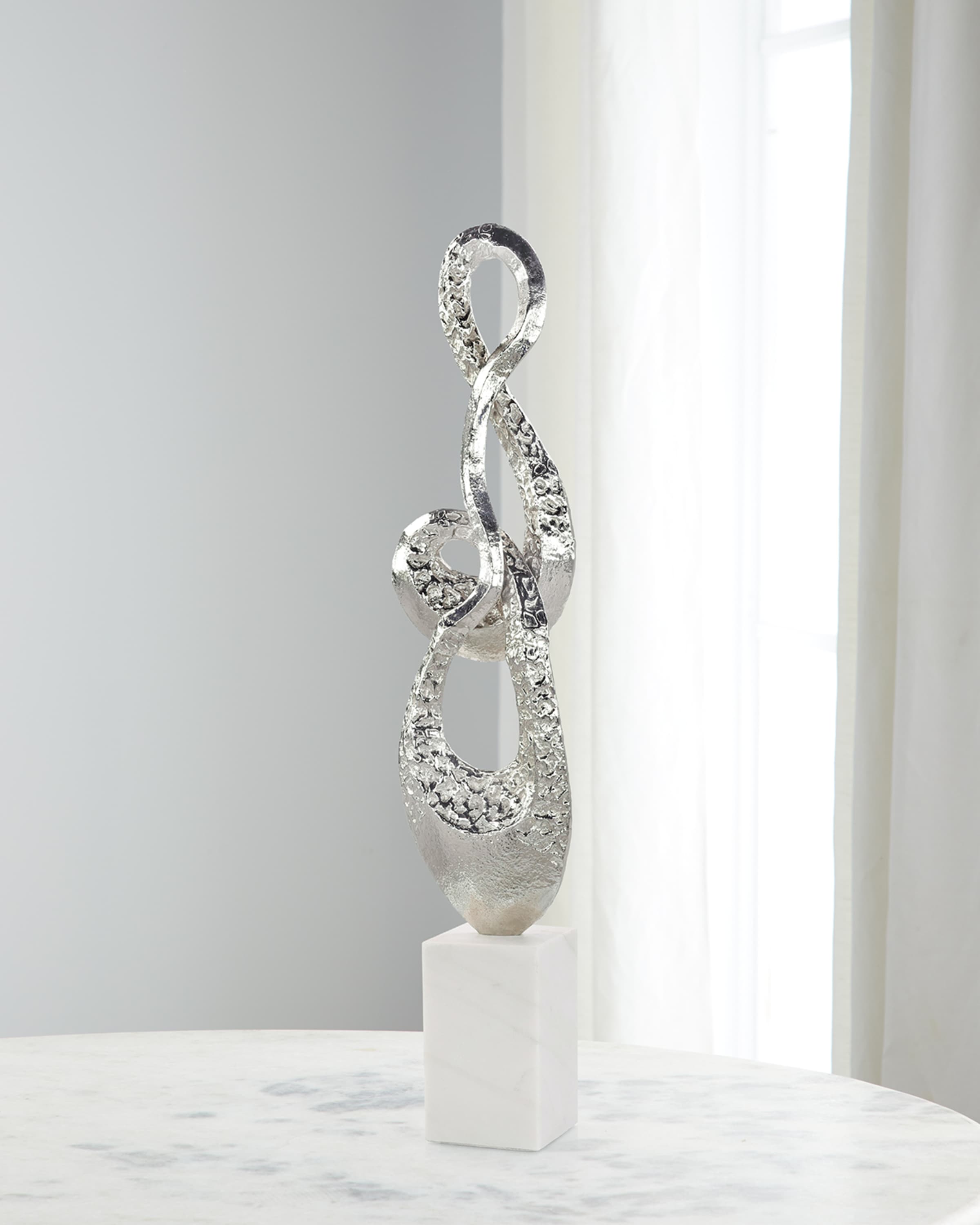 John-Richard Collection Coiled Metal Sculpture Collection & Matching ...