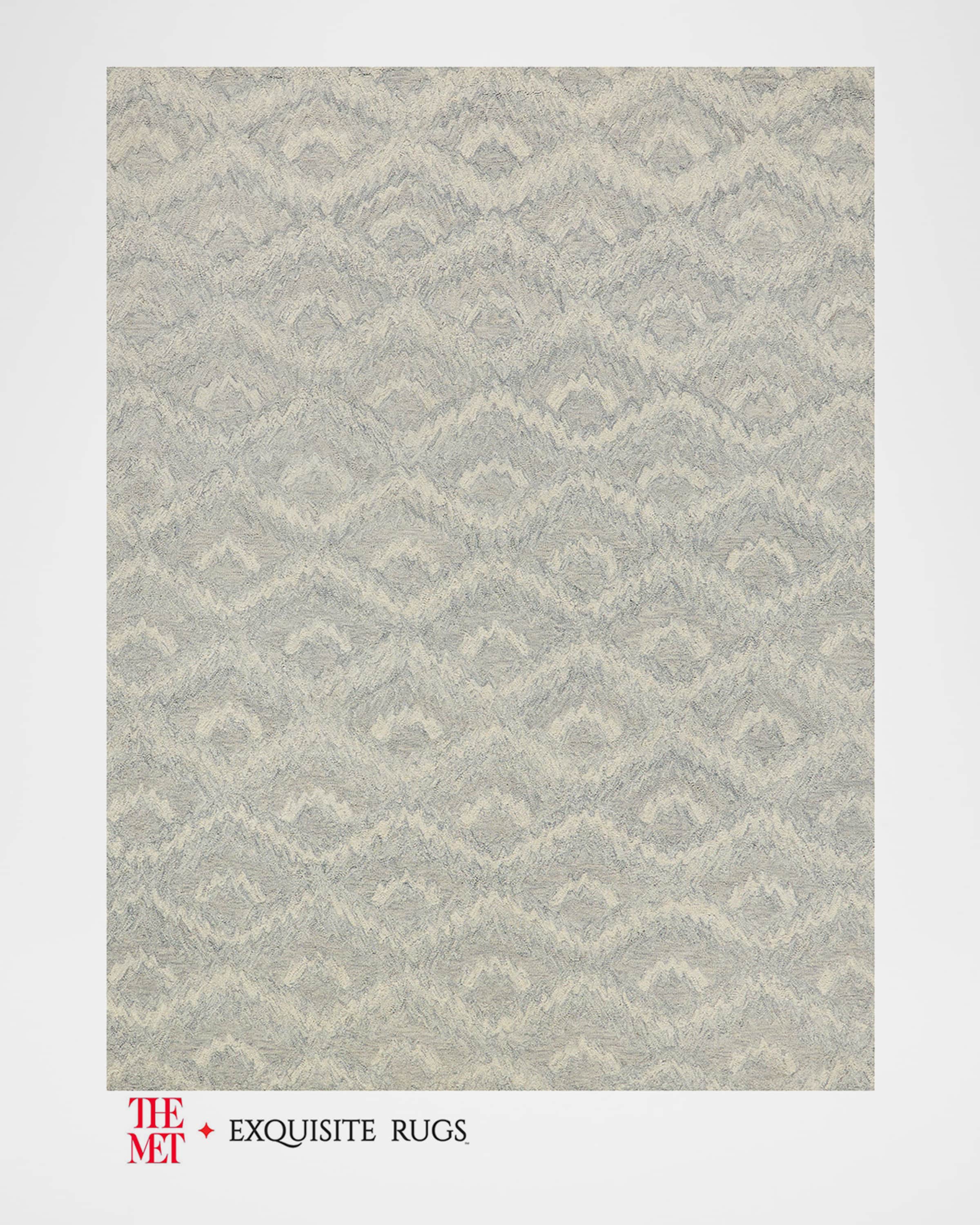 Exquisite Rugs x THE MET Bargello Hand-Tufted Gray Rugs & Matching ...
