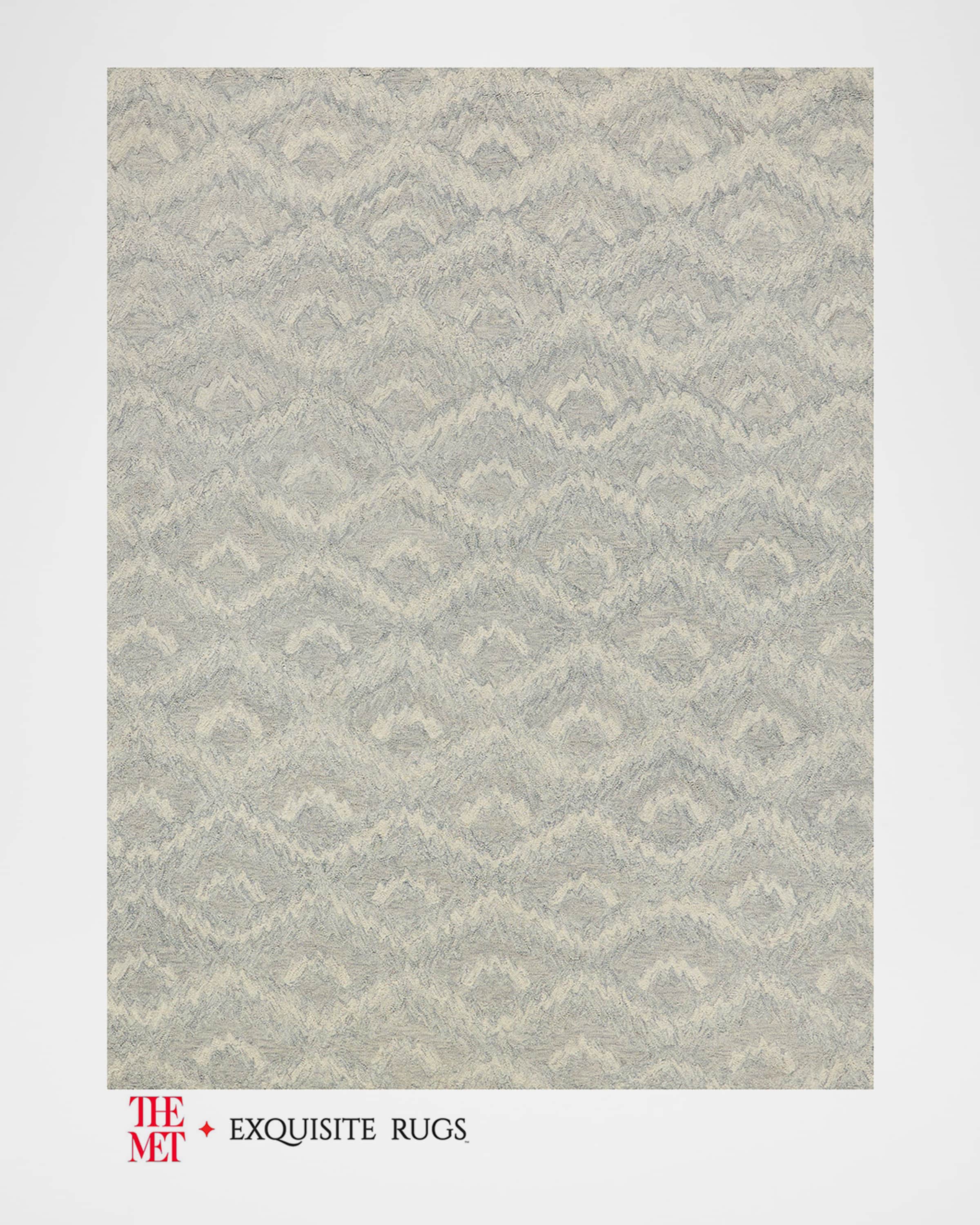 Exquisite Rugs x THE MET Bargello Hand-Tufted Gray Rugs & Matching ...