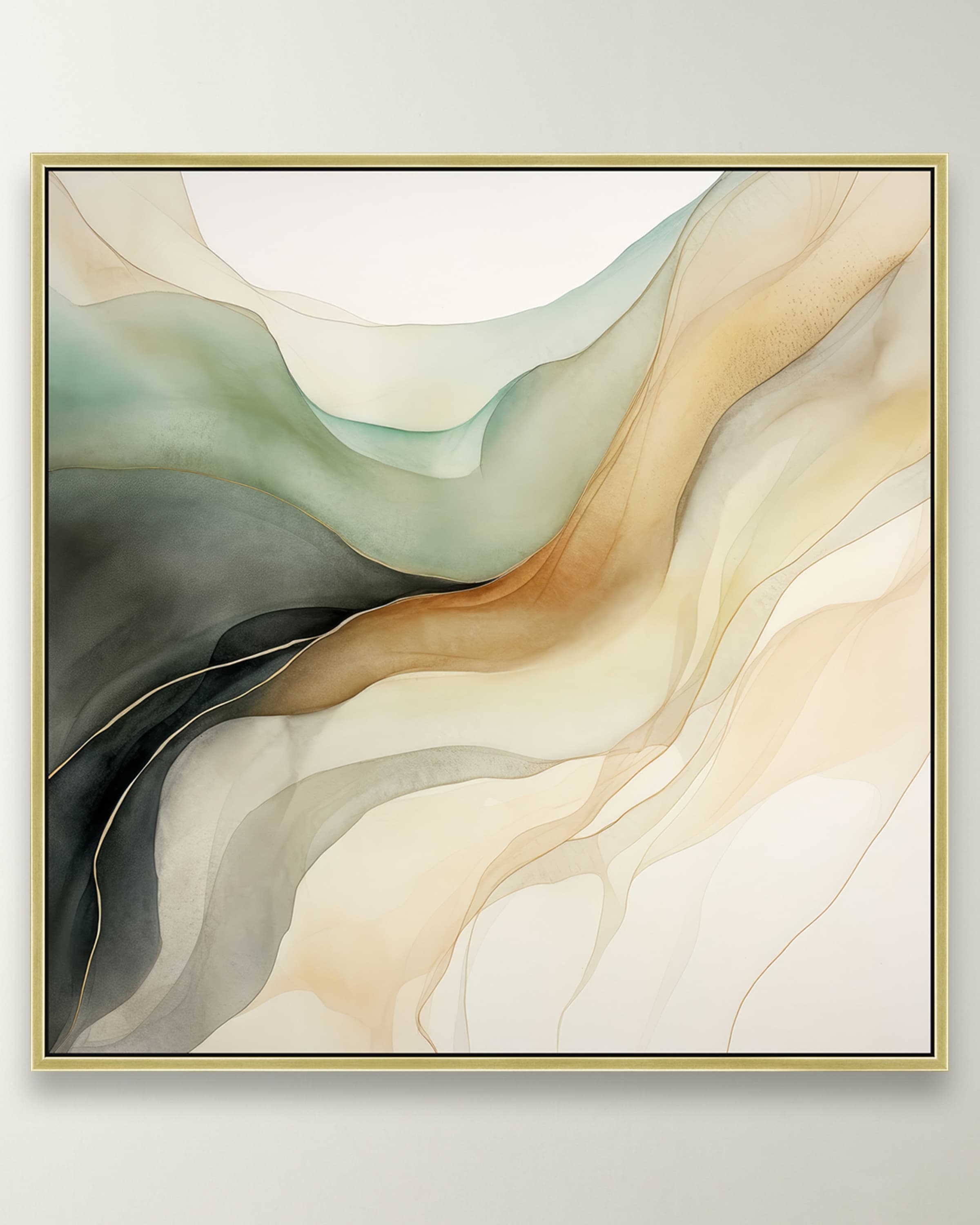 Prestige Arts "Guilded Greens" Giclee Wall Art Collection & Matching ...