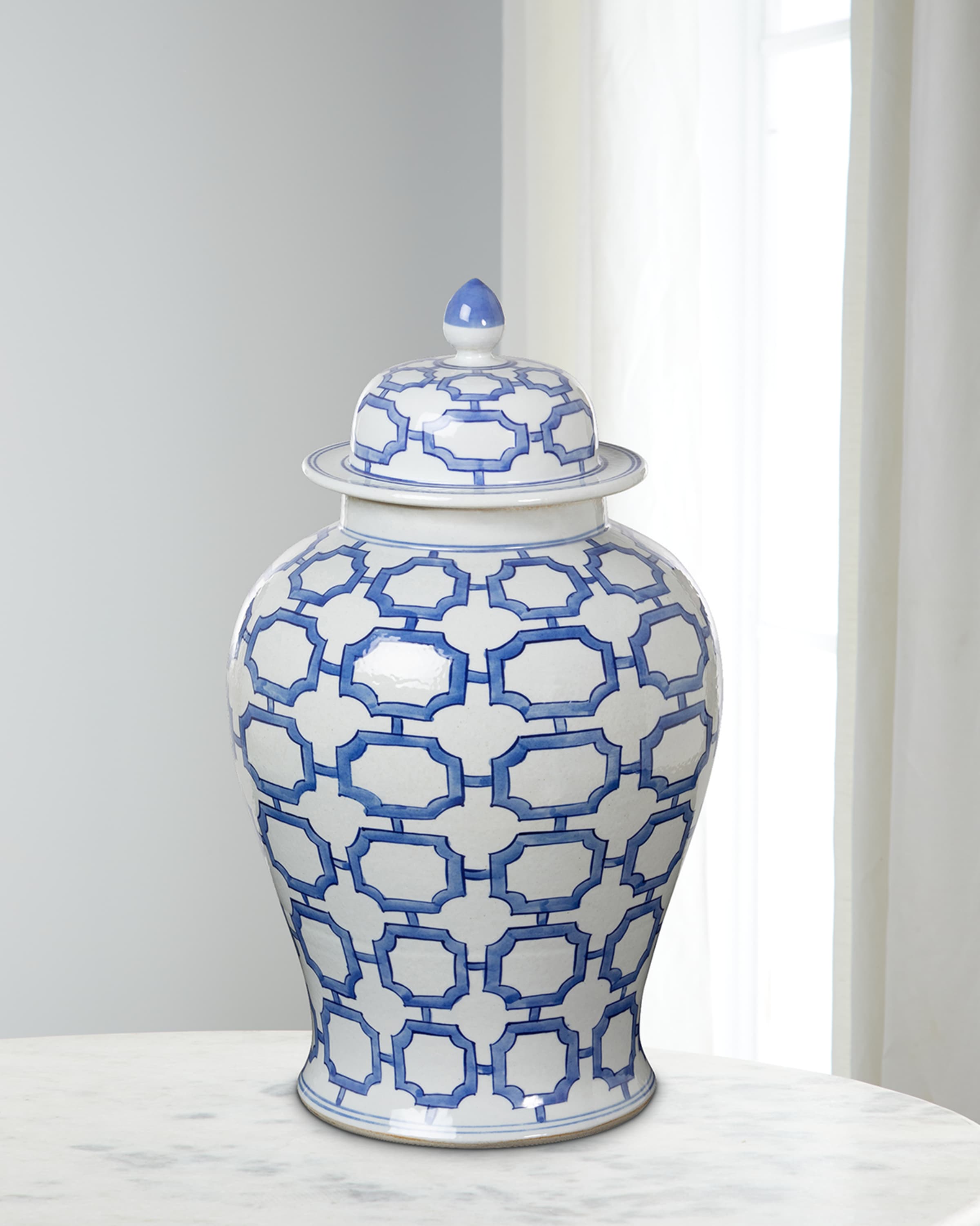 Park Hill Collection Imperial Ceramic Ginger Jar Collection & Matching ...