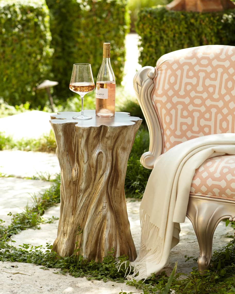 Tree Stump Accent Table