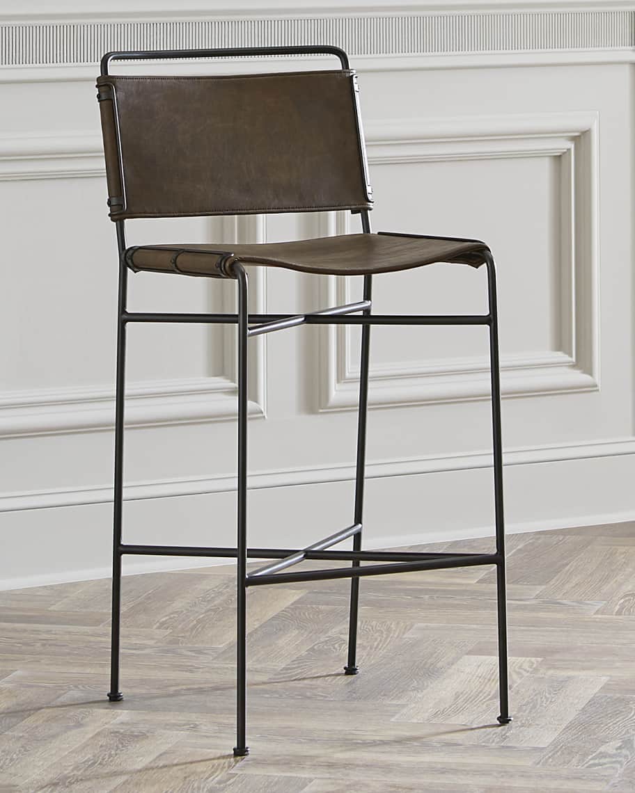 Four Hands Wharton Bar Stool, 30.25" | Horchow