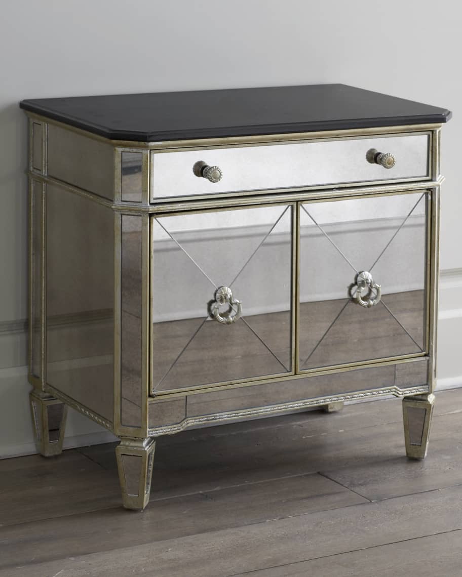 Horchow mirrored nightstands store