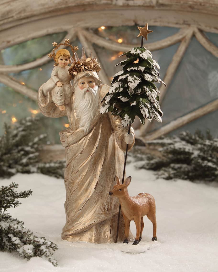Bethany Lowe Peaceful Christmas Santa | Horchow