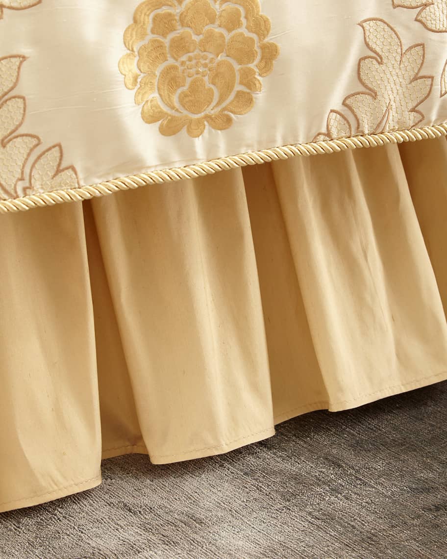 Austin Horn Collection Coronado Silk Ruffle Dust Skirt, Queen | Horchow