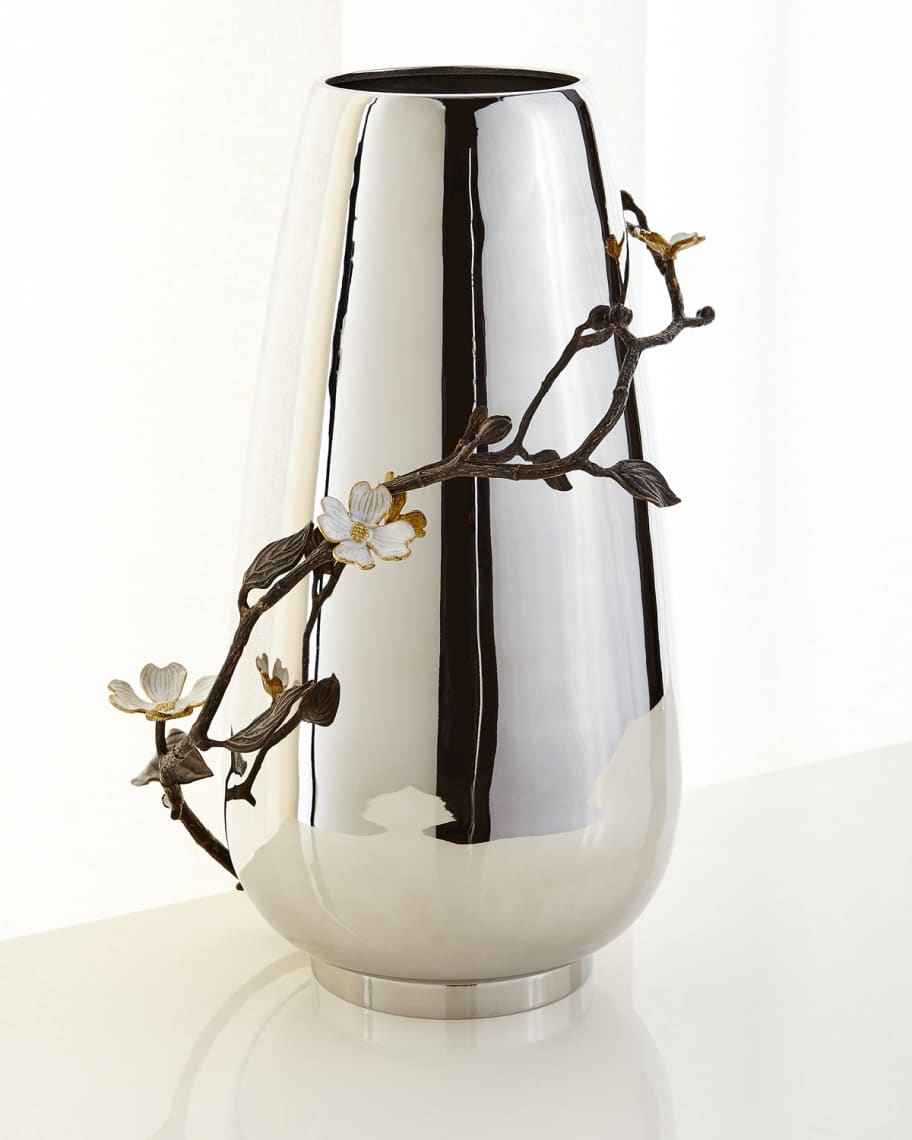 Michael Aram Dogwood Centerpiece Floor Vase | Horchow