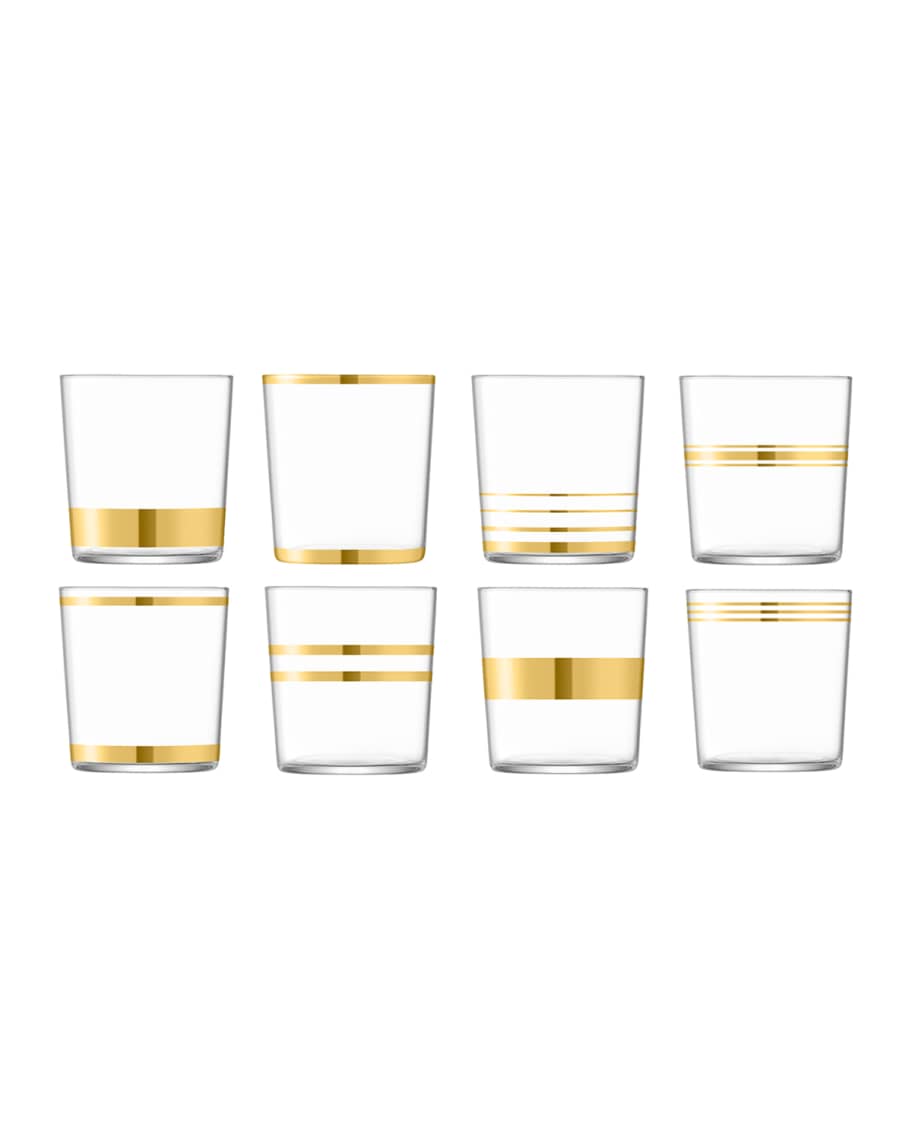 LSA Deco Assorted Tumblers, Set of 8 | Horchow
