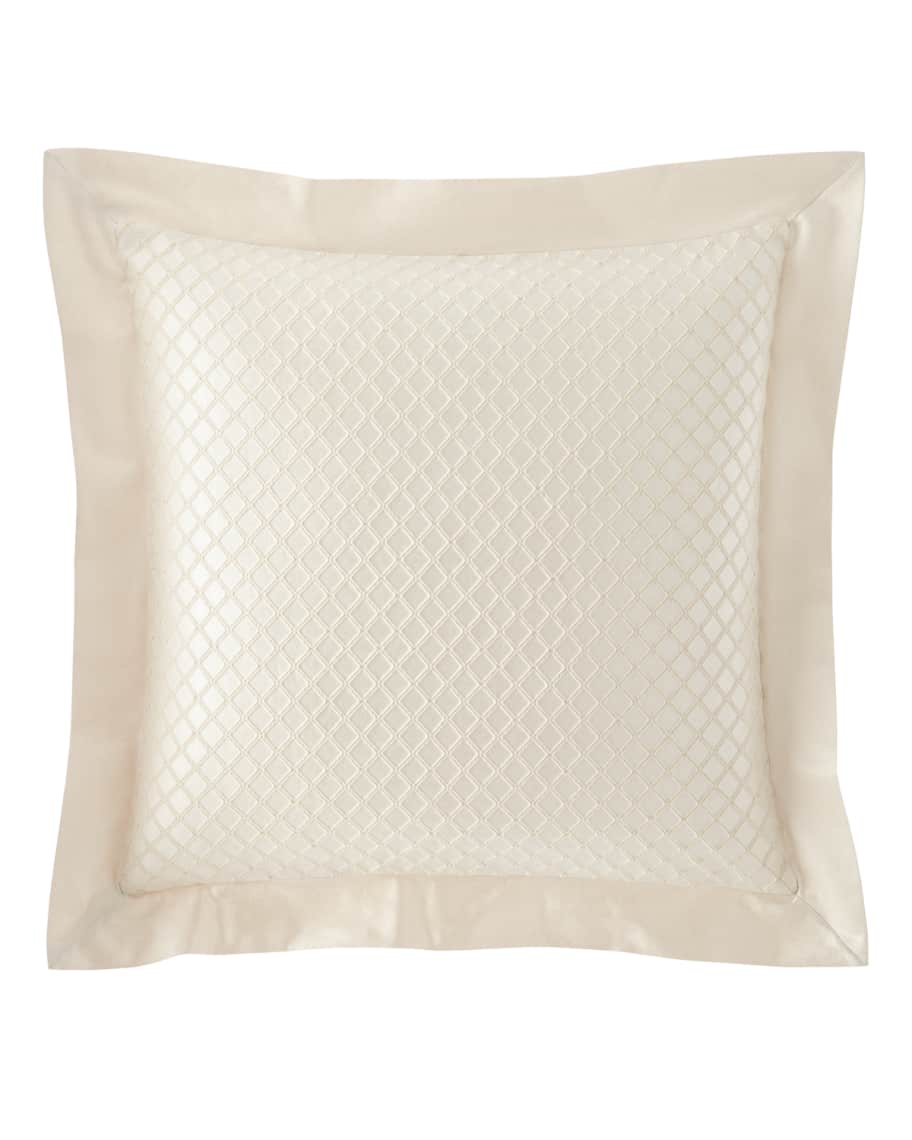 Austin Horn Collection Leisure Flanged Diamond-Quilted European Sham ...