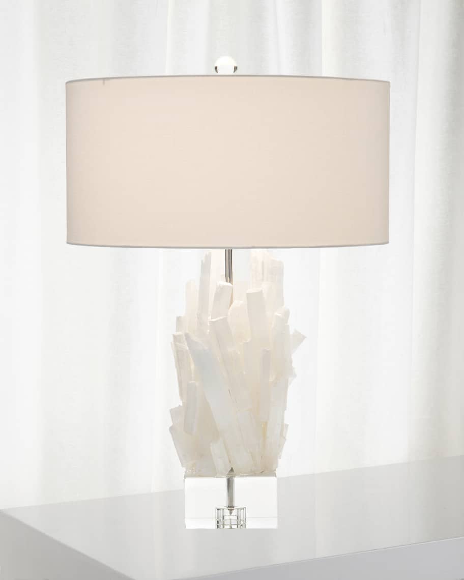 John-Richard Collection Selenite Table Lamp II | Horchow