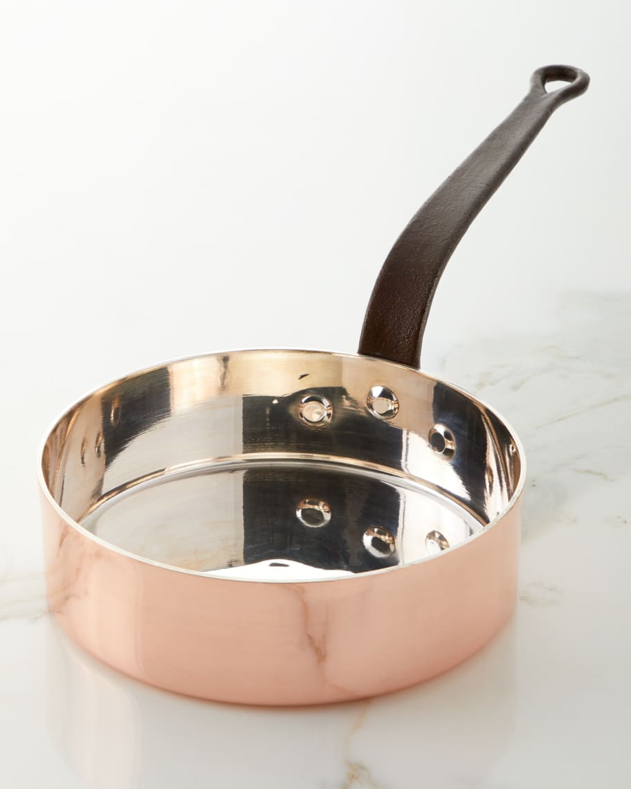 Duparquet Copper Cookware Solid Copper Silver-Lined Saute Pan | Horchow