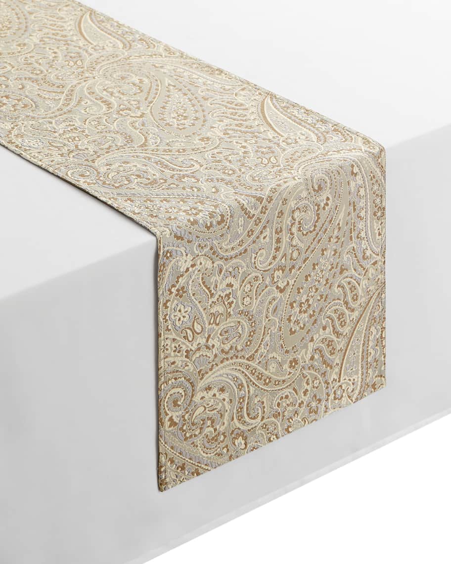 Waterford Esmerelda Table Runner, 14" x 72" | Horchow