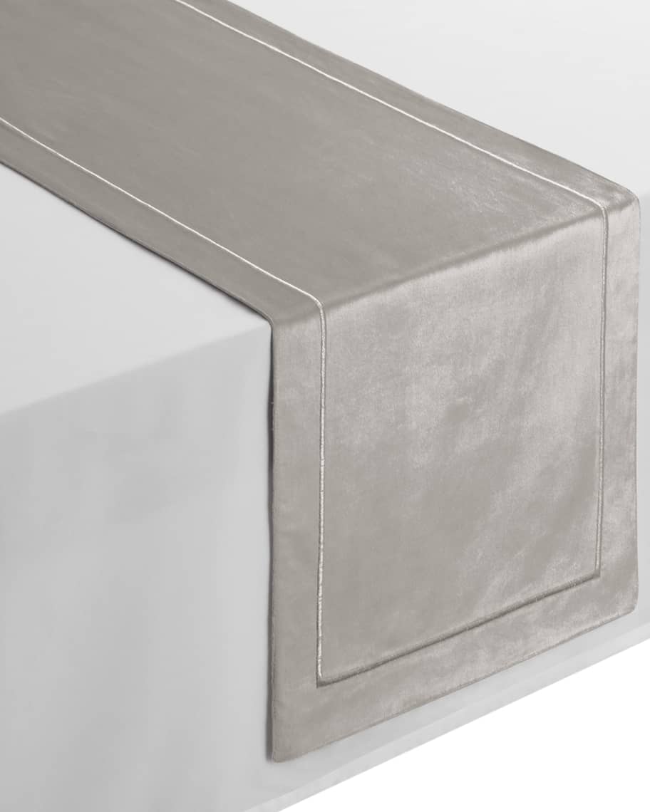 Waterford Forester Velvet Table Runner, 14" x 90" | Horchow