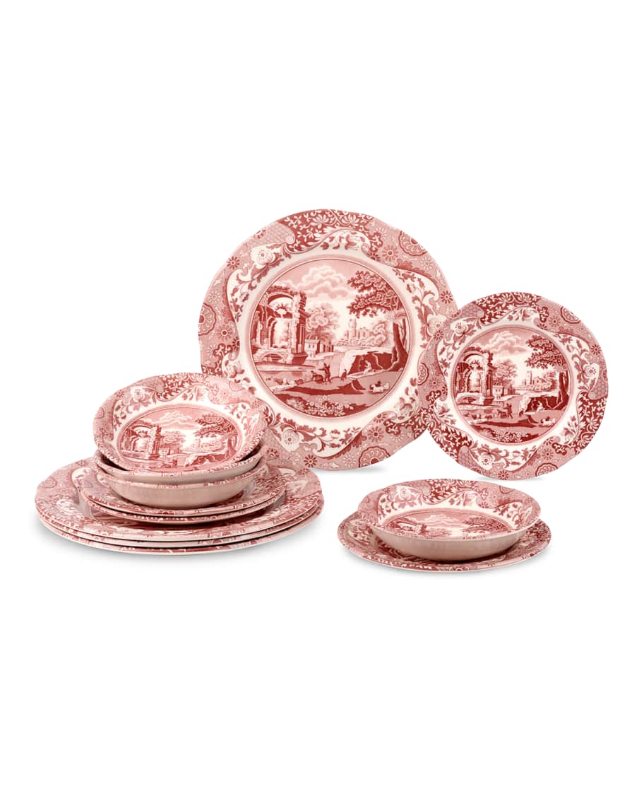 Spode 12-Piece Cranberry Italian Dinnerware Service | Horchow