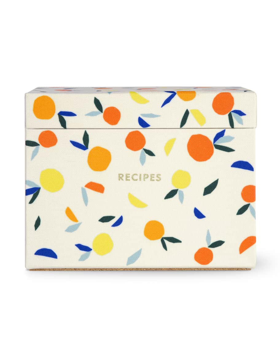 kate spade new york patterned recipe box | Horchow