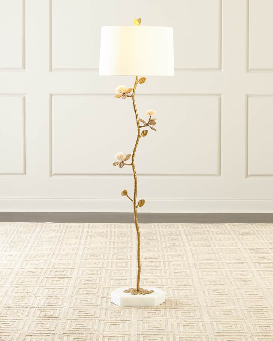 John Richard Collection Quartz Bloom Floor Lamp Horchow