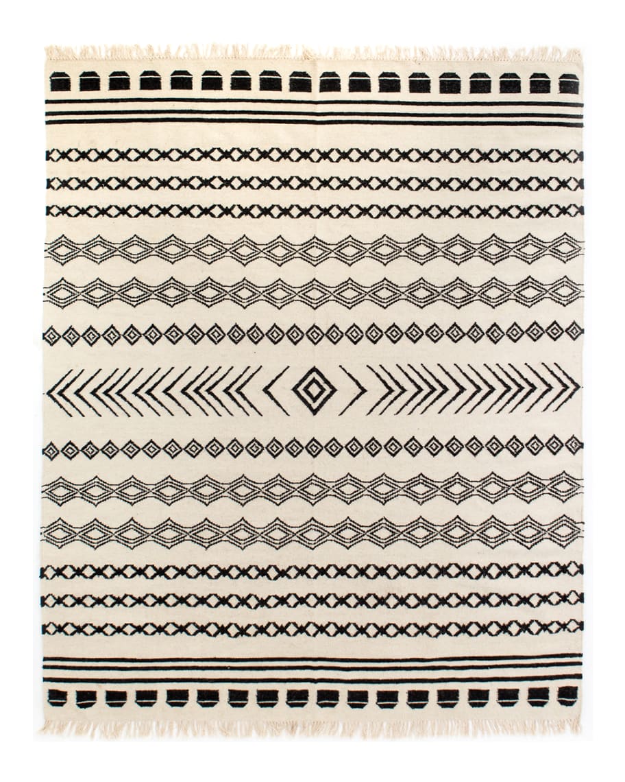 Four Hands Gus Hand-Loomed Dhurrie Rug, 8' x 10'