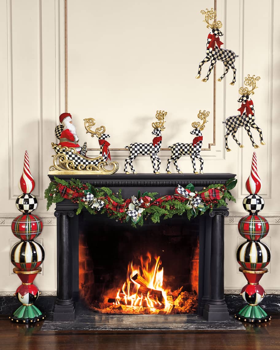 MacKenzie-Childs Tartan Trophy Finial