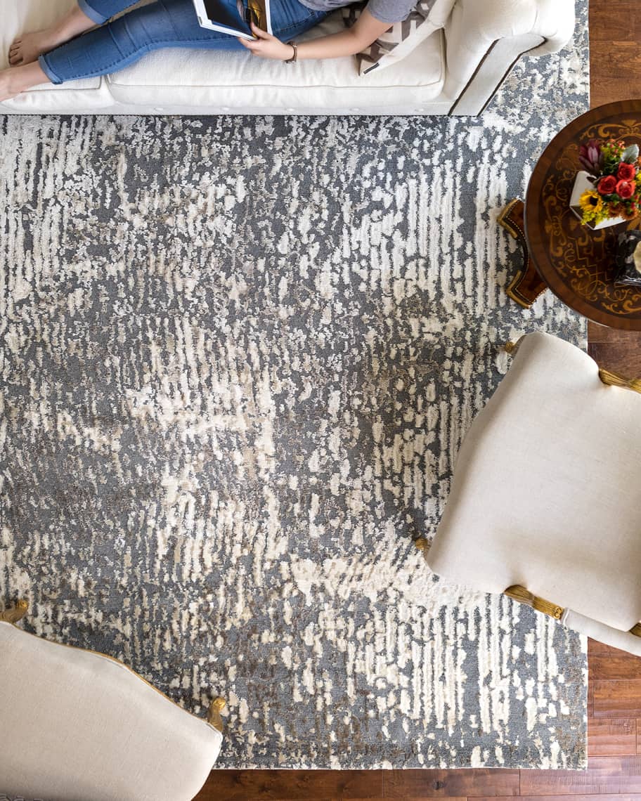 Lili Alessandra Skylar Sterling Rug, 9' x 12' | Horchow