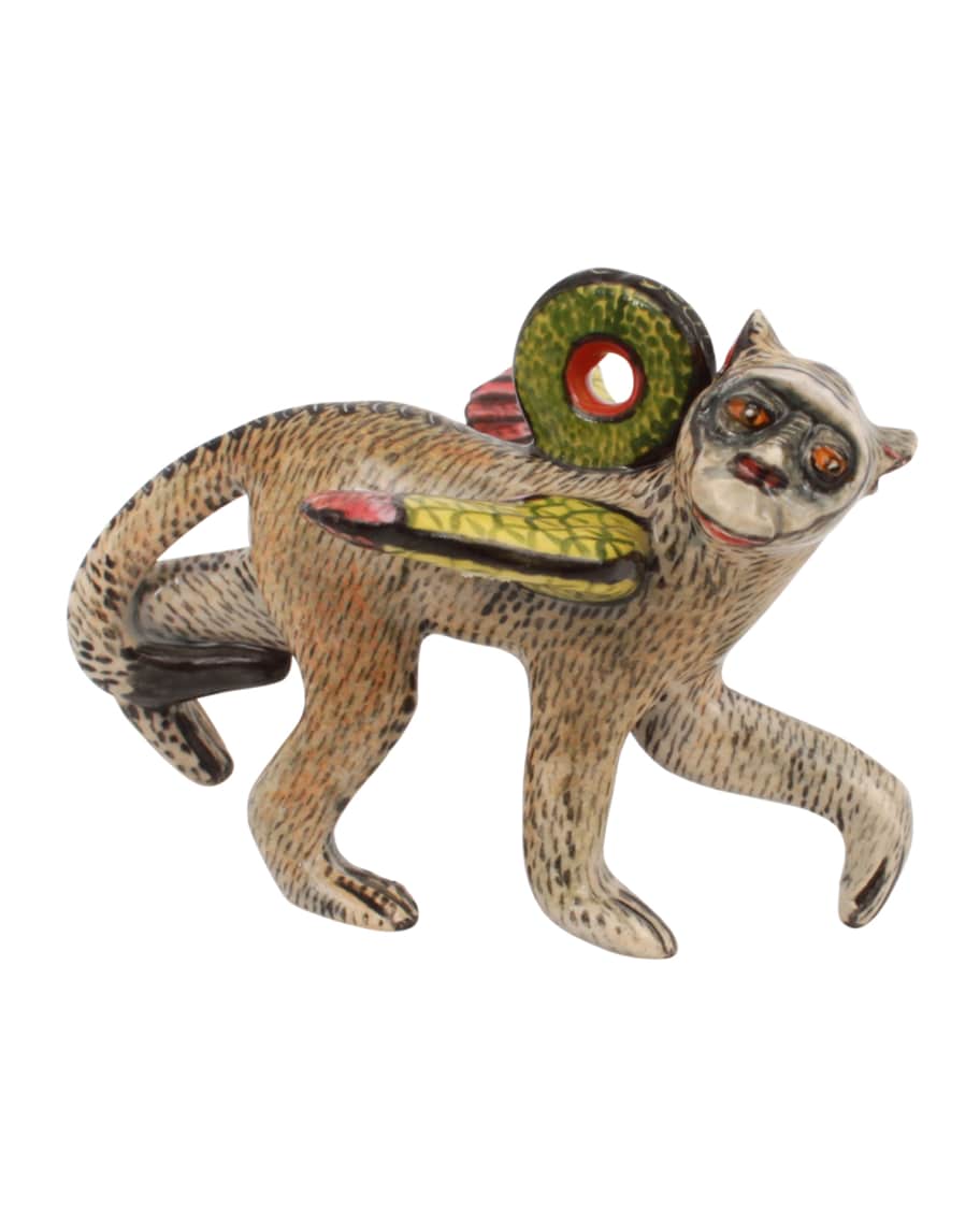 Ardmore Ceramic Art Monkey Hanger | Horchow