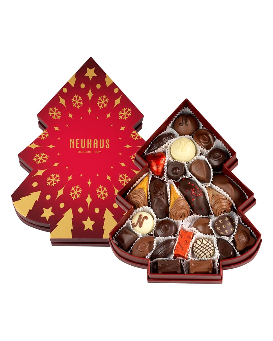 Neuhaus Chocolate 27-Piece Tree Shaped Box | Horchow