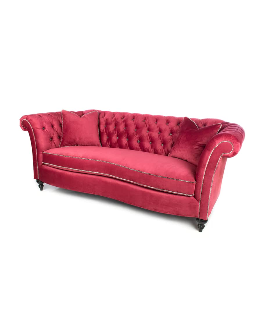 MacKenzie-Childs Farmhouse Raspberry Sofa | Horchow