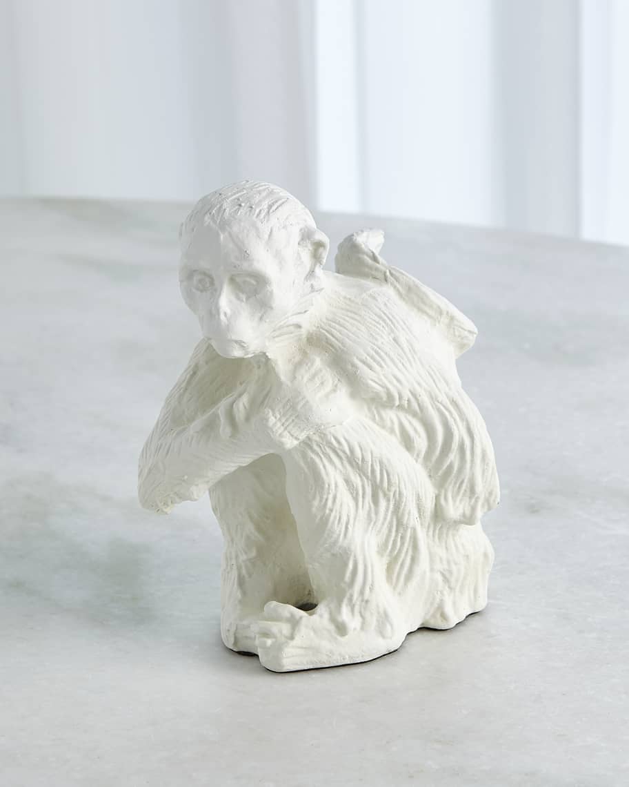 William D Scott for Global Views Monkey Sculpture | Horchow