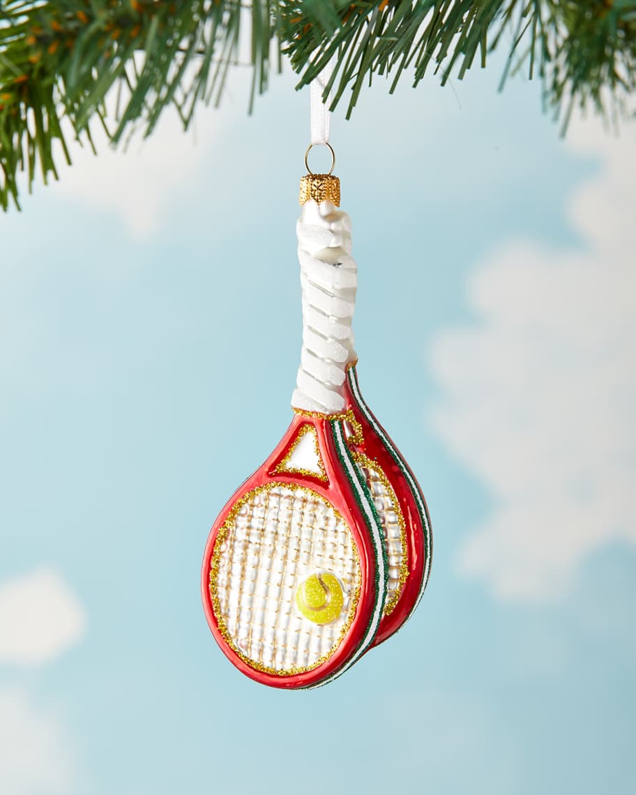 Exclusive Tennis Racket Christmas Ornament | Horchow