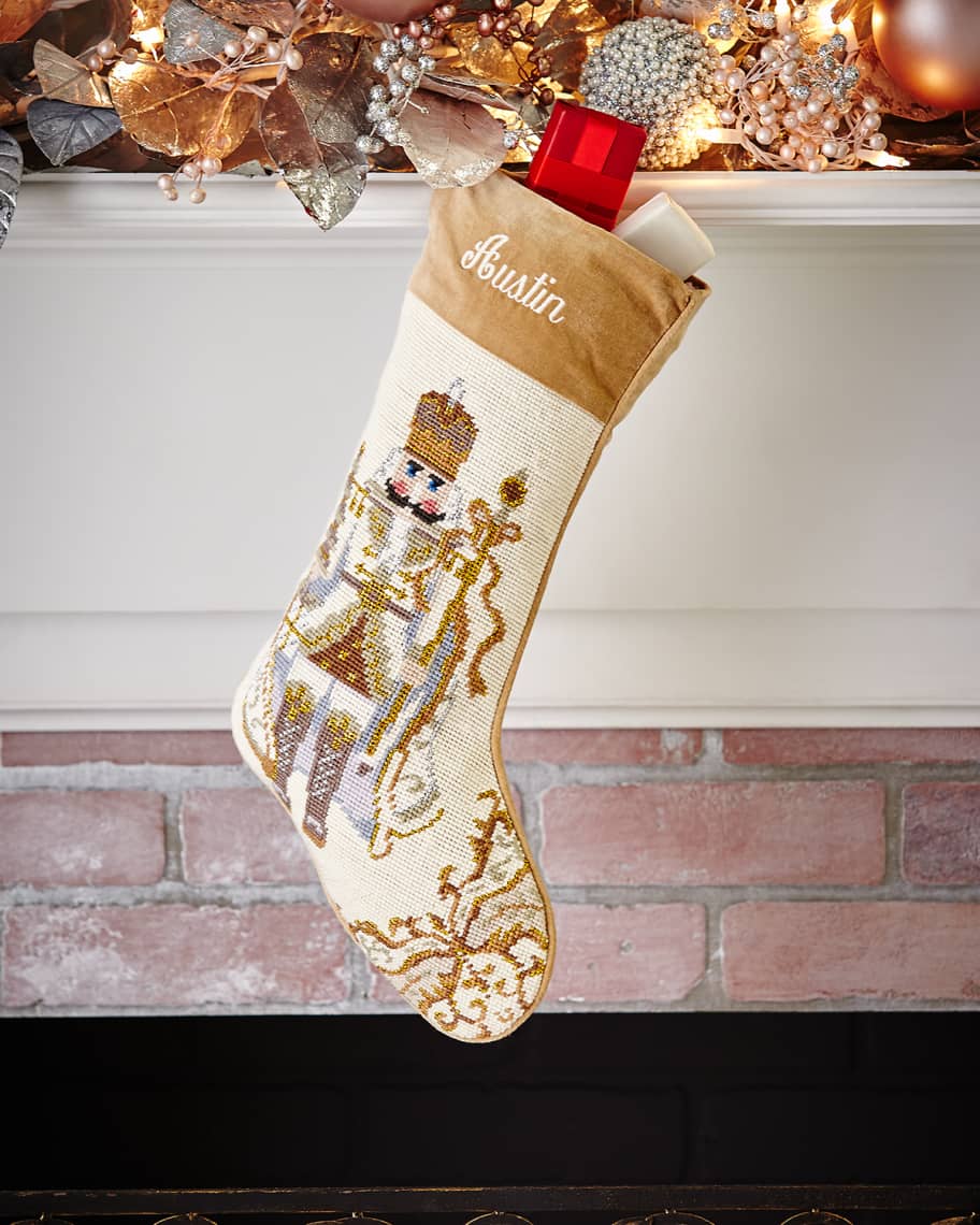 Nutcracker Needlepoint Stocking | Horchow