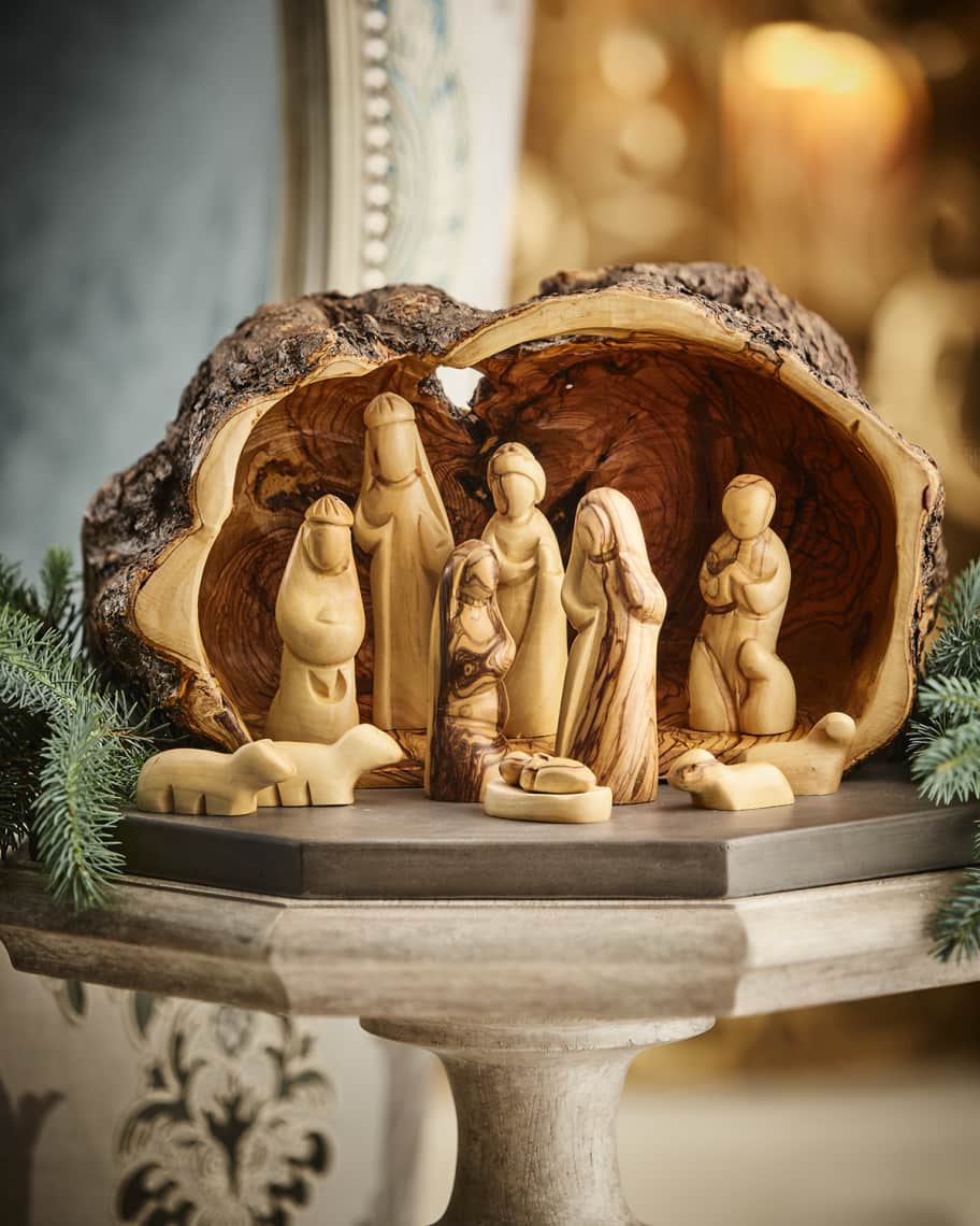 Bethlehem Star Cave Nativity Set | Horchow