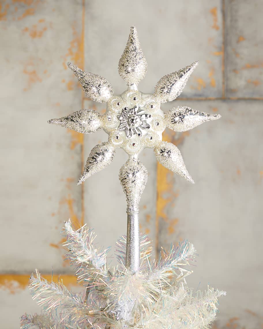 Exclusive Silver Star Tree Topper | Horchow