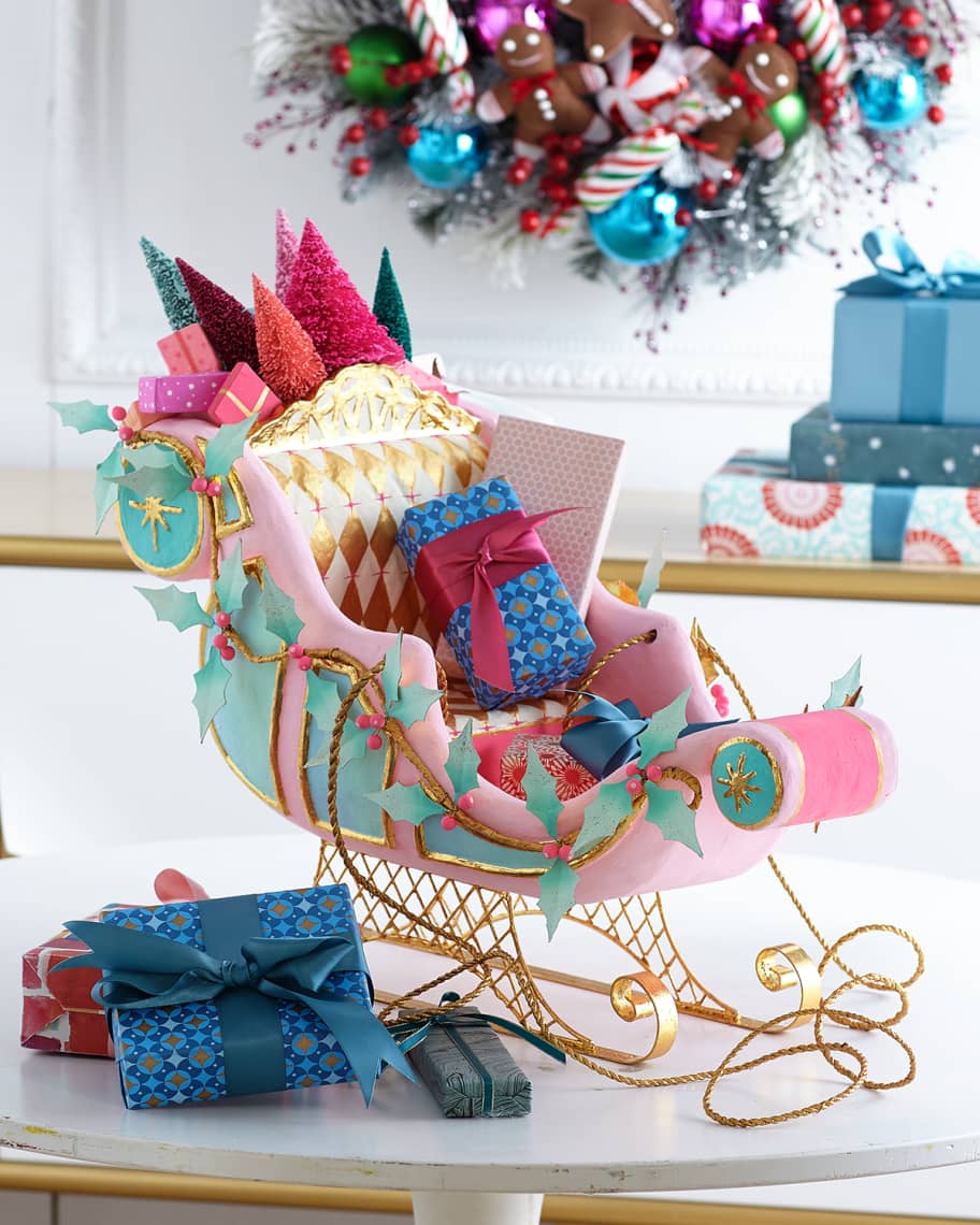 Parisian Tabletop Sleigh | Horchow