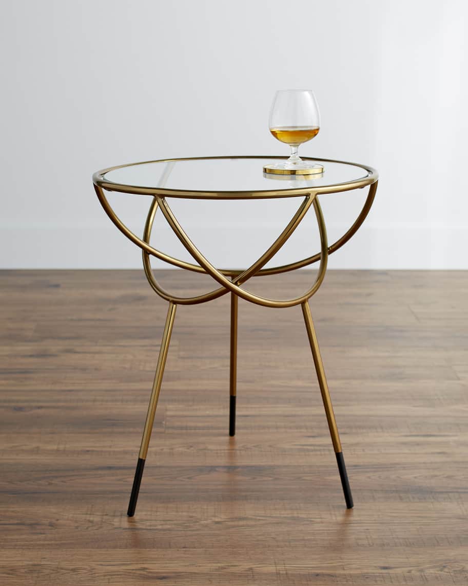 Cross Hatch Side Table | Horchow