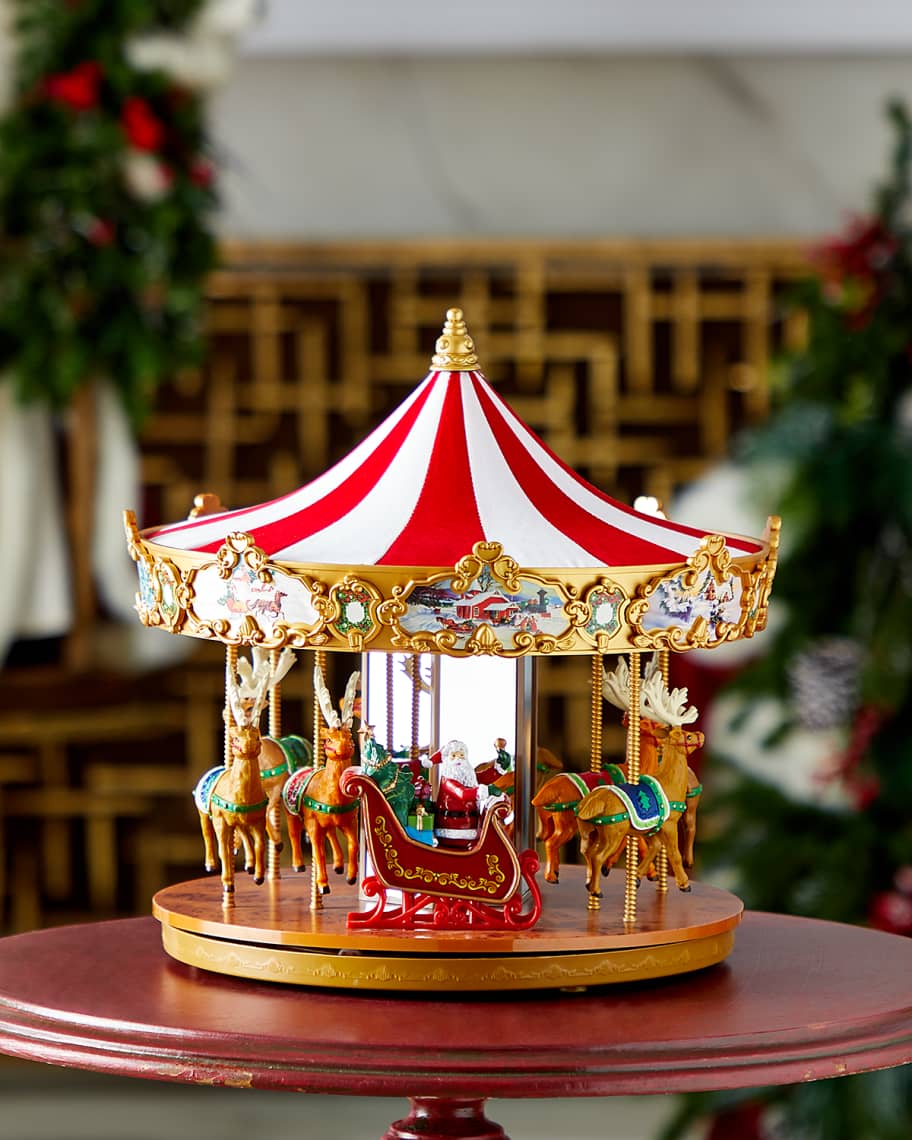 Mr Christmas Very Merry Carousel | Horchow
