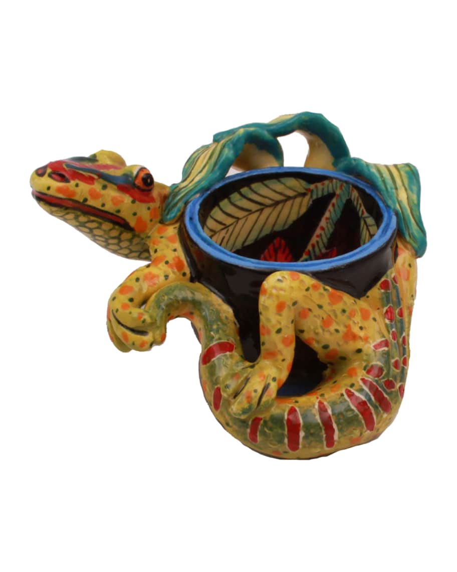 Ardmore Ceramic Art Lizard Egg Cup | Horchow