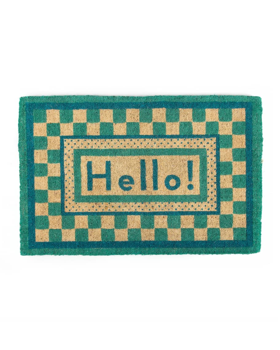 MacKenzie-Childs Hello Entrance Mat | Horchow