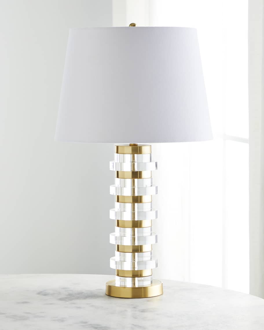 Stacked Acrylic Table Lamp | Horchow