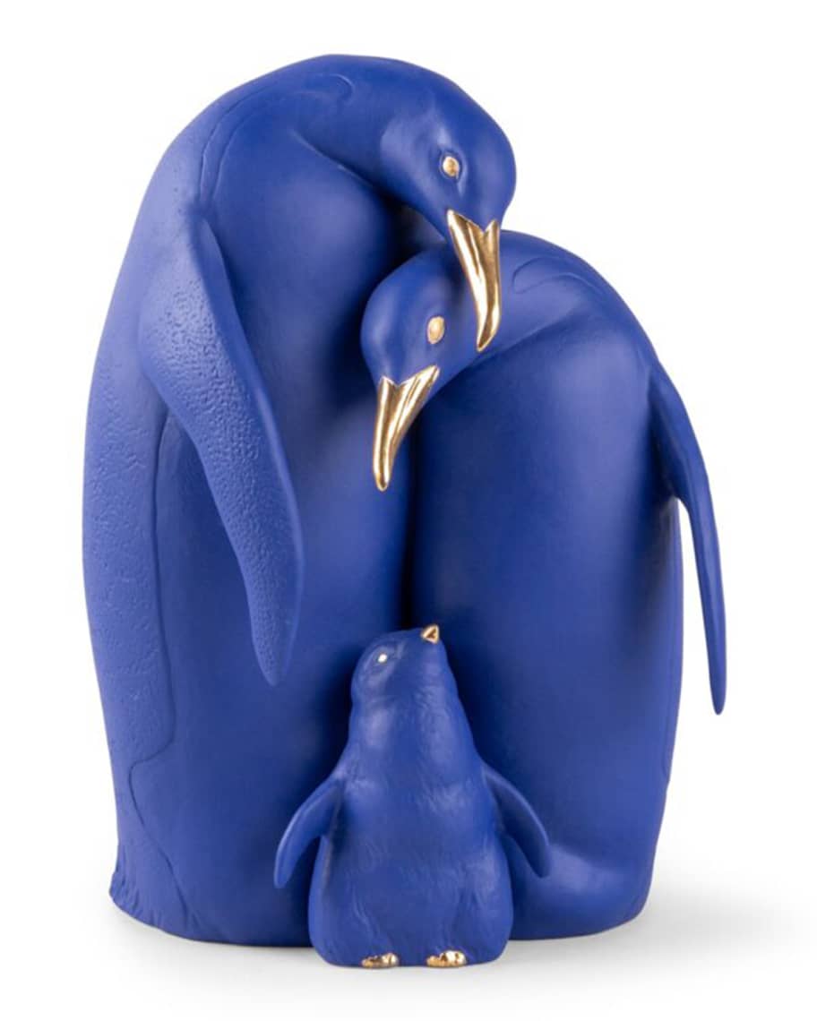 Lladro Penguin Family Handmade Figurine | Horchow
