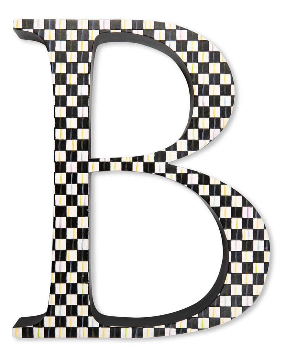 MacKenzie-Childs Courtly Check Letter - B | Horchow
