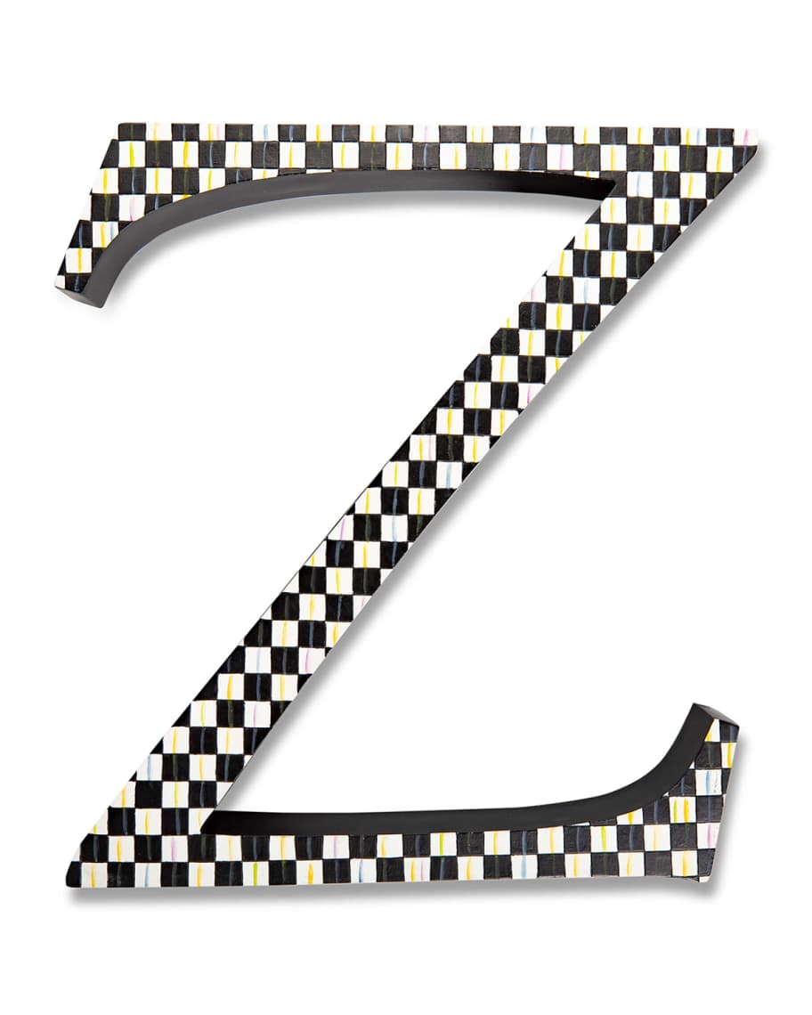 MacKenzie-Childs Courtly Check Letter - Z | Horchow