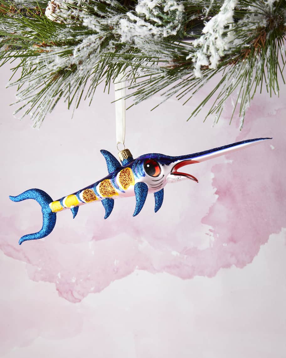 P.W. Wiktoria Swordfish Christmas Ornament | Horchow