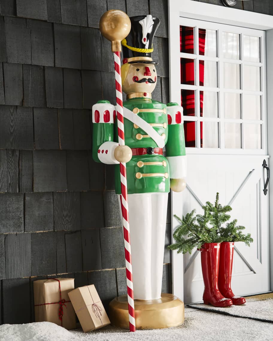 Live Form Toy Soldier with Drum Major's Mace | Horchow