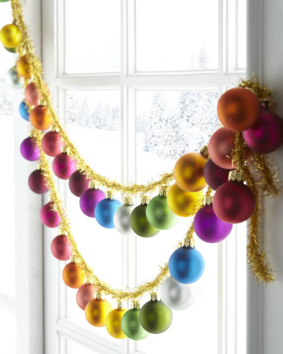 Cody Foster & Co Rainbow & Tinsel Christmas Garland, 72" | Horchow