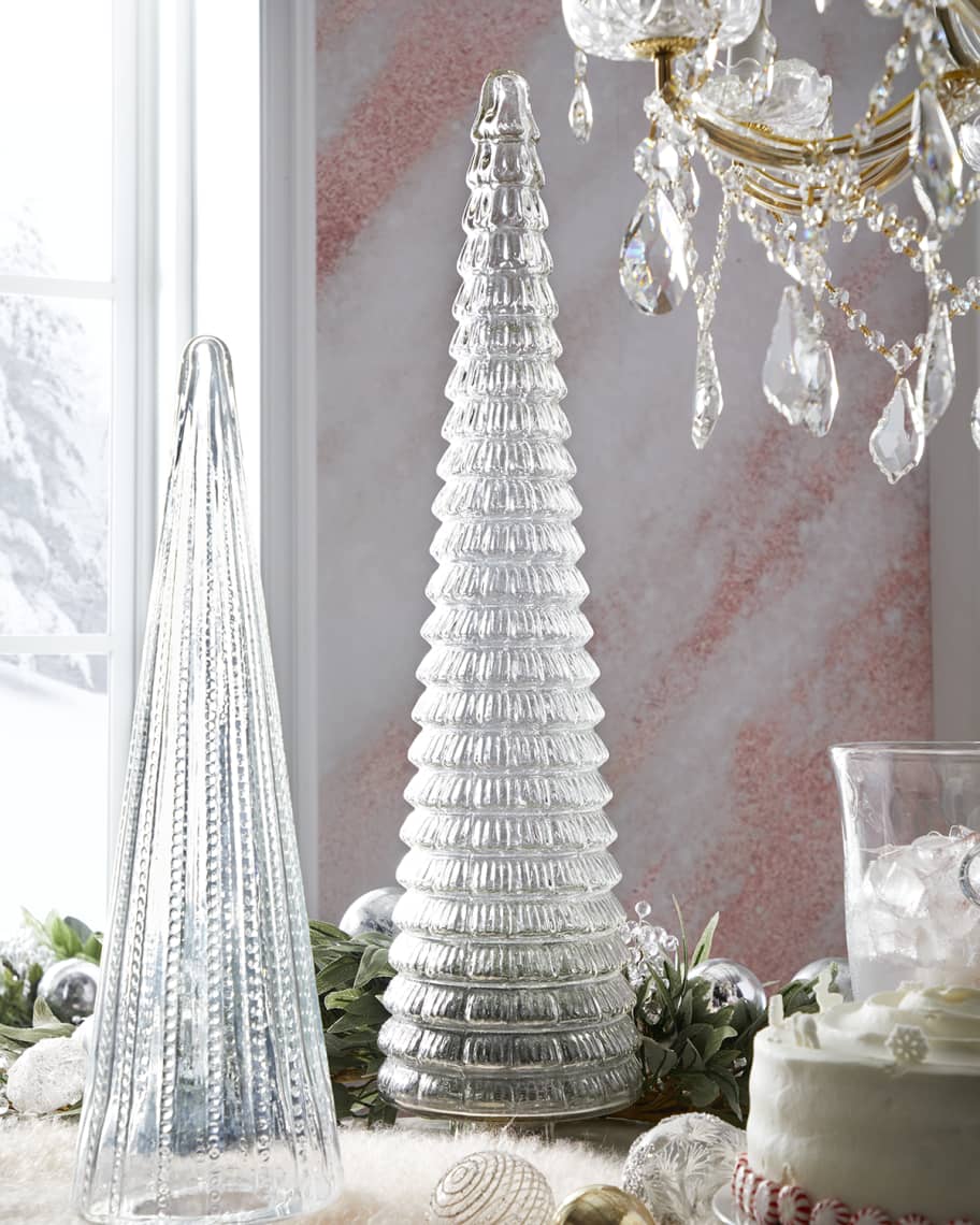 36" Clear Glass Tree | Horchow