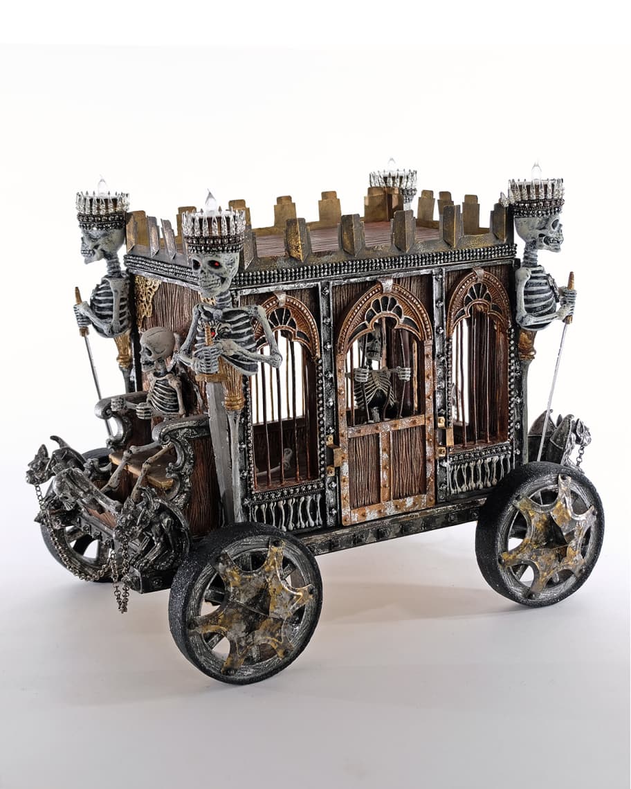 Katherine's Collection Krooked Kingdom Skeleton Carriage | Horchow