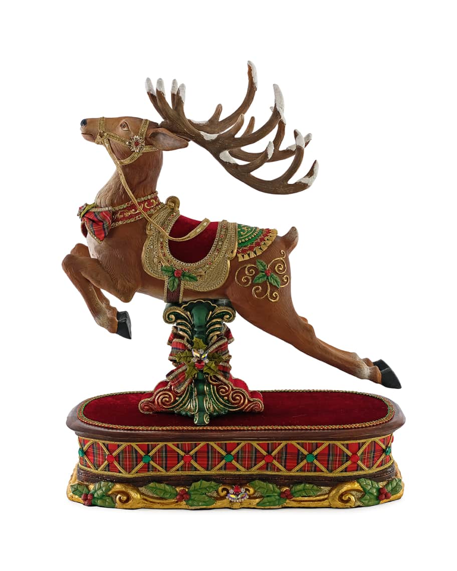 Katherine's Collection Decorative Reindeer on Box | Horchow