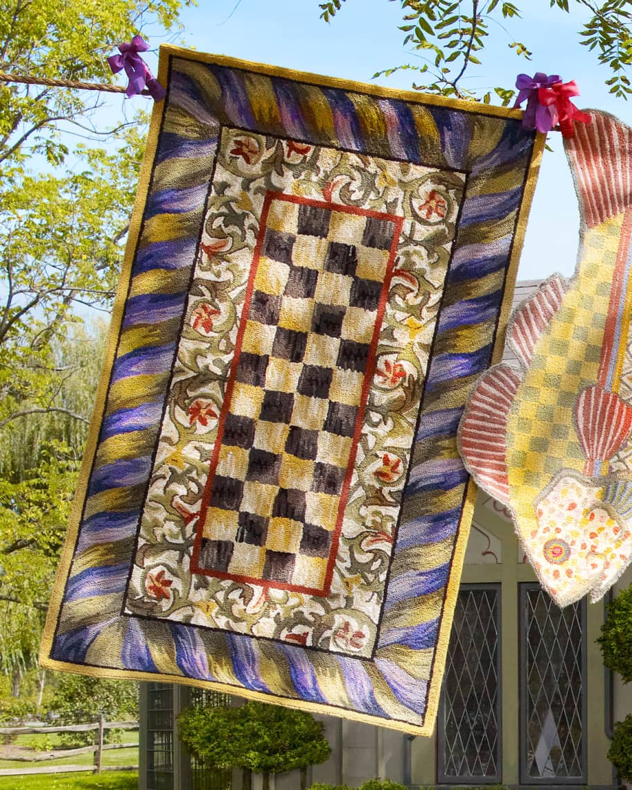 MacKenzie-Childs Courtly Check Rug, 9' x 12' | Horchow