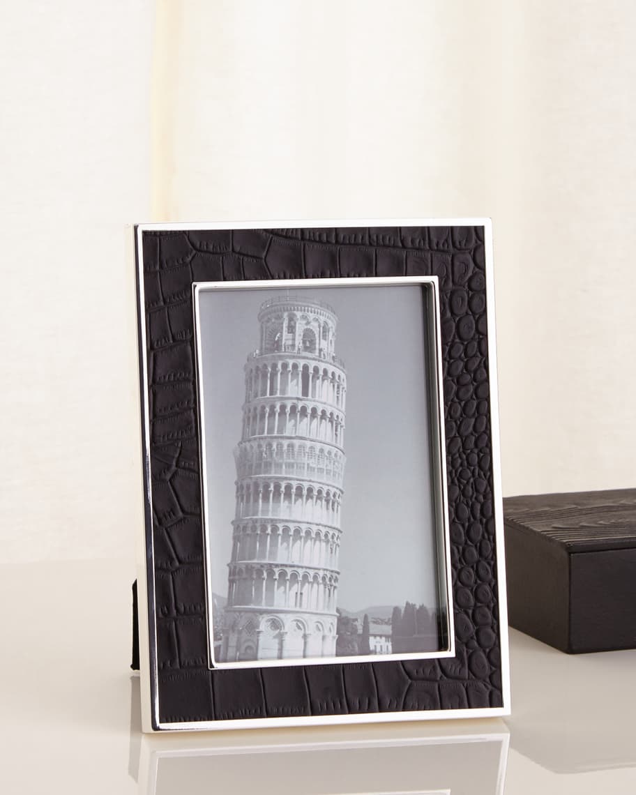 Ralph Lauren Home Chapman Black 4" x 6" Picture Frame | Horchow